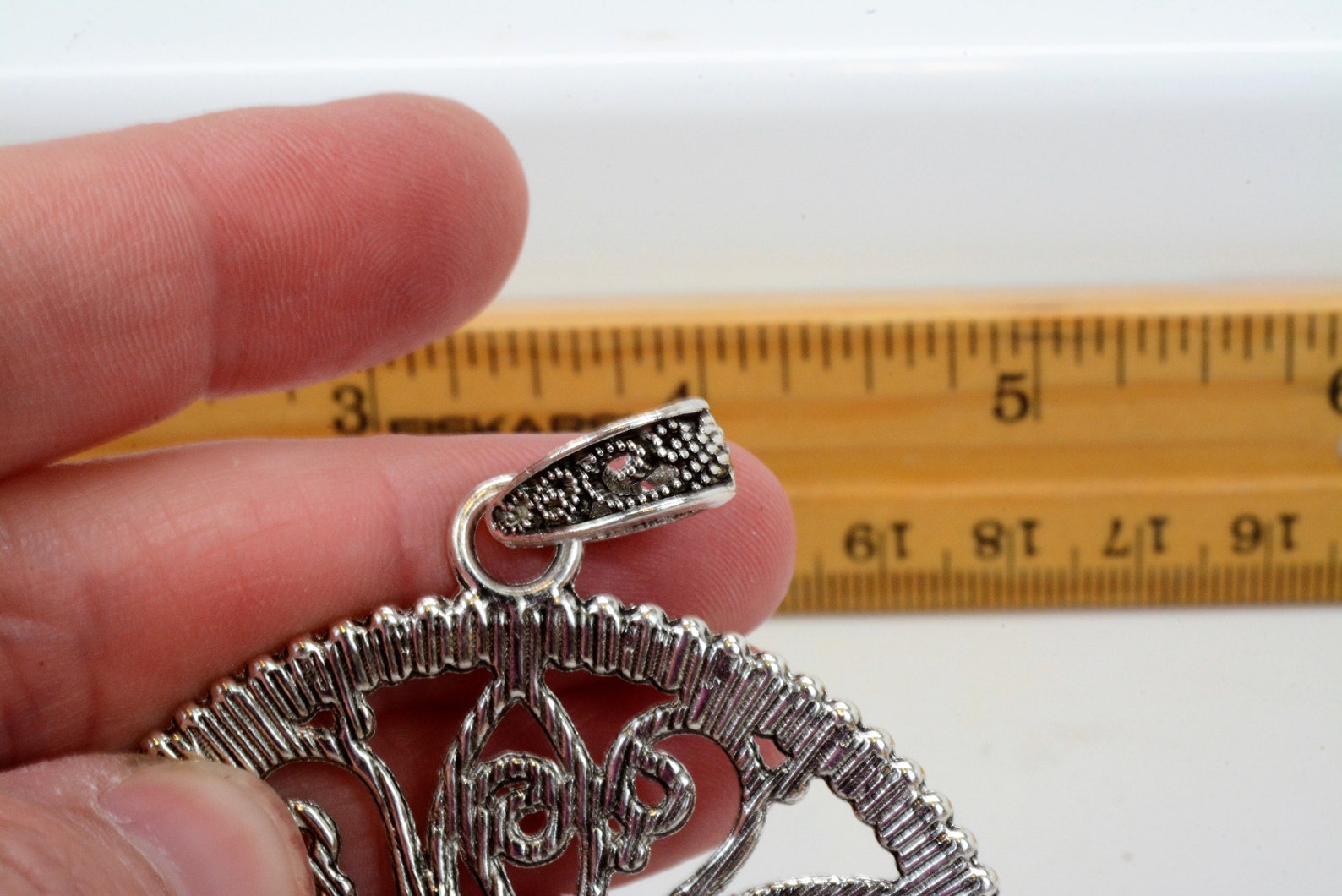 Large Flower Pendant Boho Flower Pendant Large Statement - Etsy