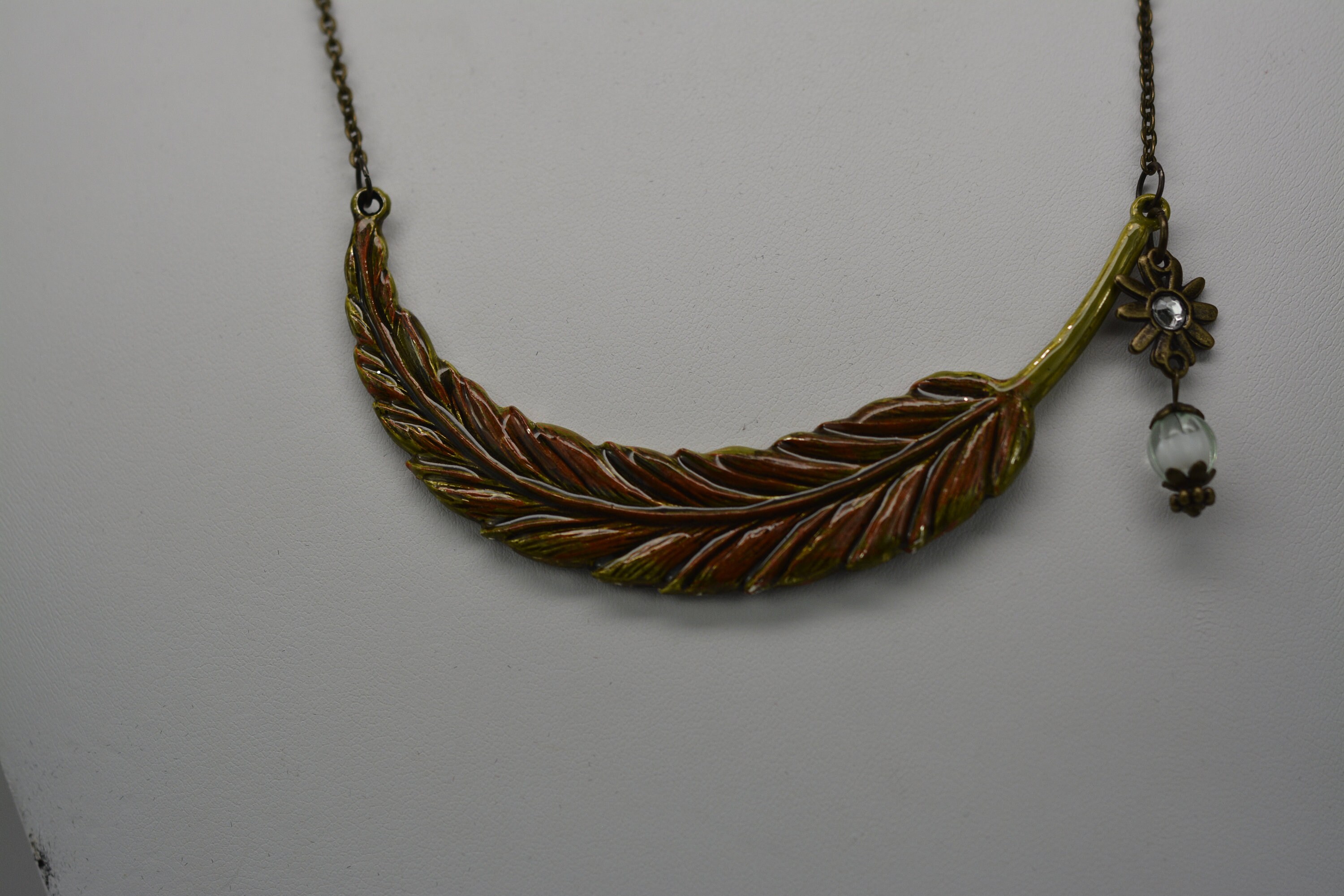 Feather Connector Large Feather Connector Silver Connector | Etsy