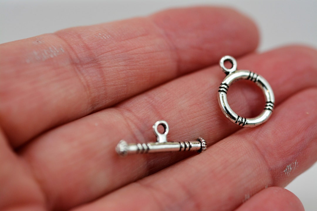Toggle Clasp, Toggle Bar and Ring, Necklace Closure, Bracelet Closure ...
