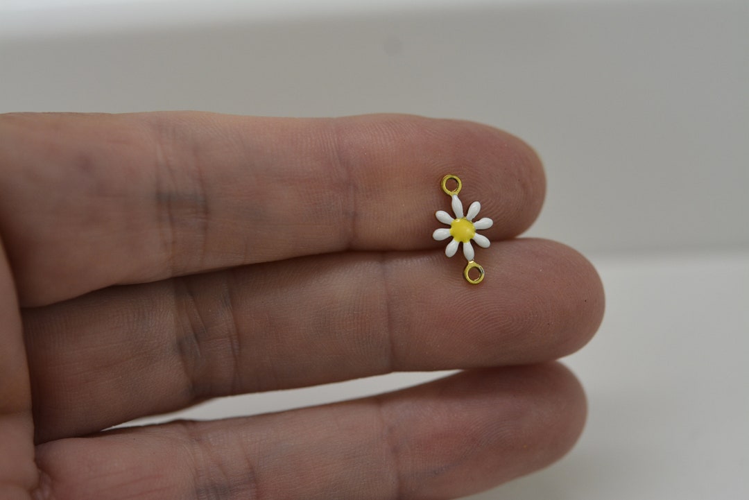 Flower Connector, Tiny Flower Connector, Small Flower Connector, Set of ...