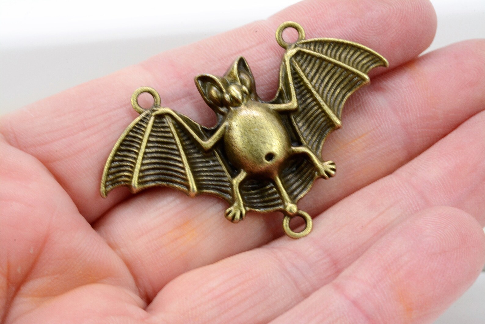 Bat Connector Flying Bat Connector Halloween Connector | Etsy