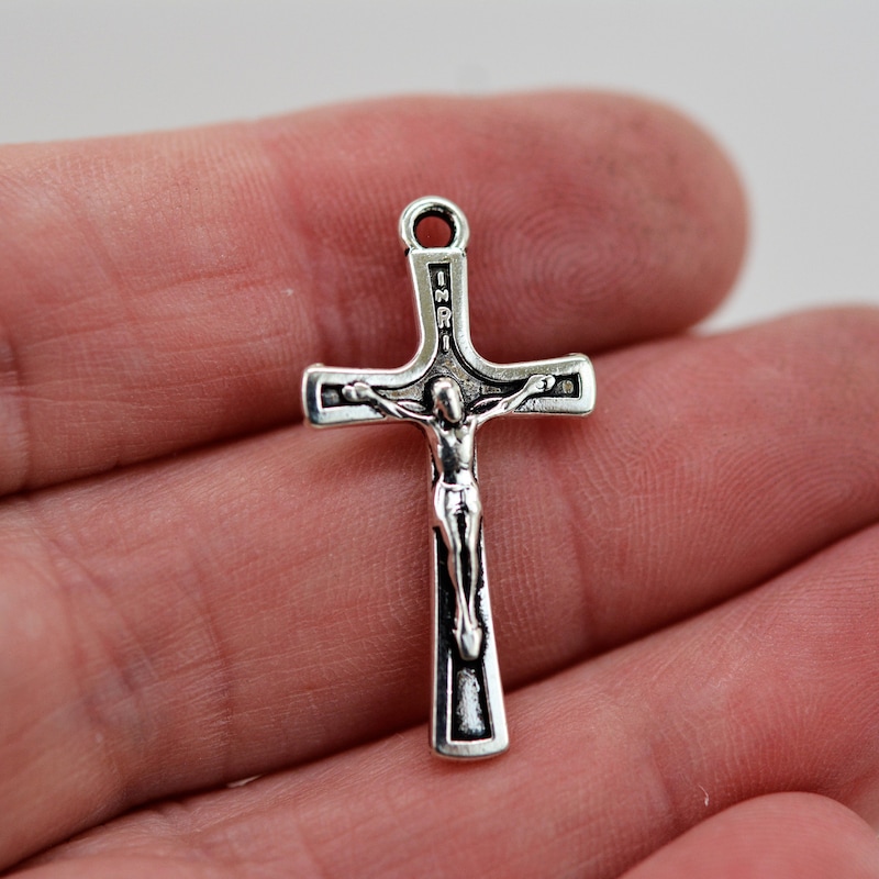 Crucifix Charms - Etsy