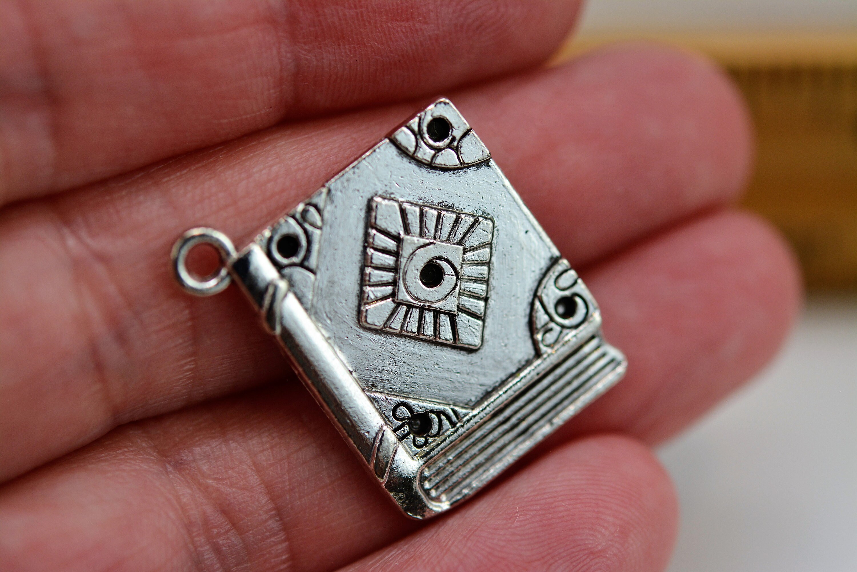 Book Charm Book Lovers Charm Reading Charm Reader's - Etsy