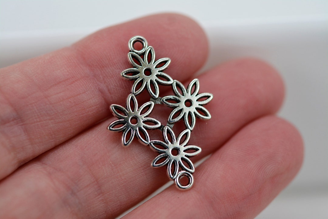 Flower Connector, Rhumbas Shaped Flower Connector, Metal Flower ...