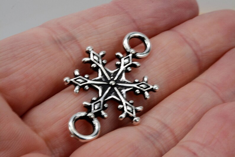 Snowflake Connector Winter Snow Connector Christmas Snow | Etsy