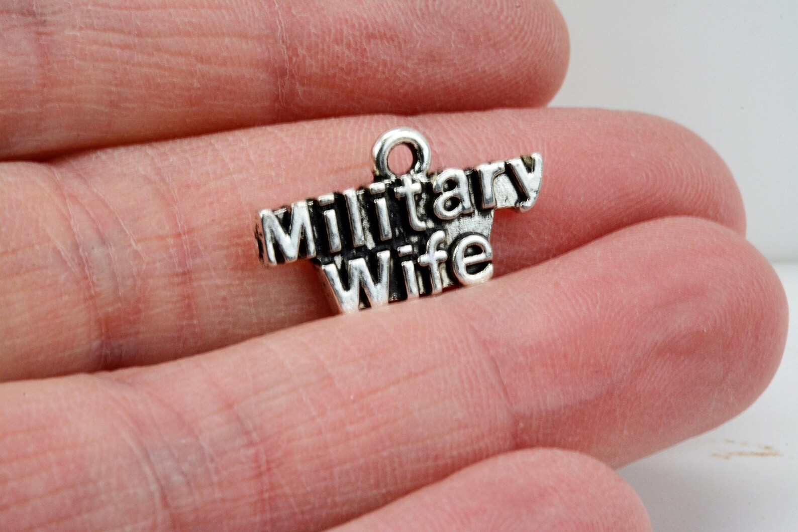 Military Wife Charm Armed Forces Charm Military Pride Charm | Etsy
