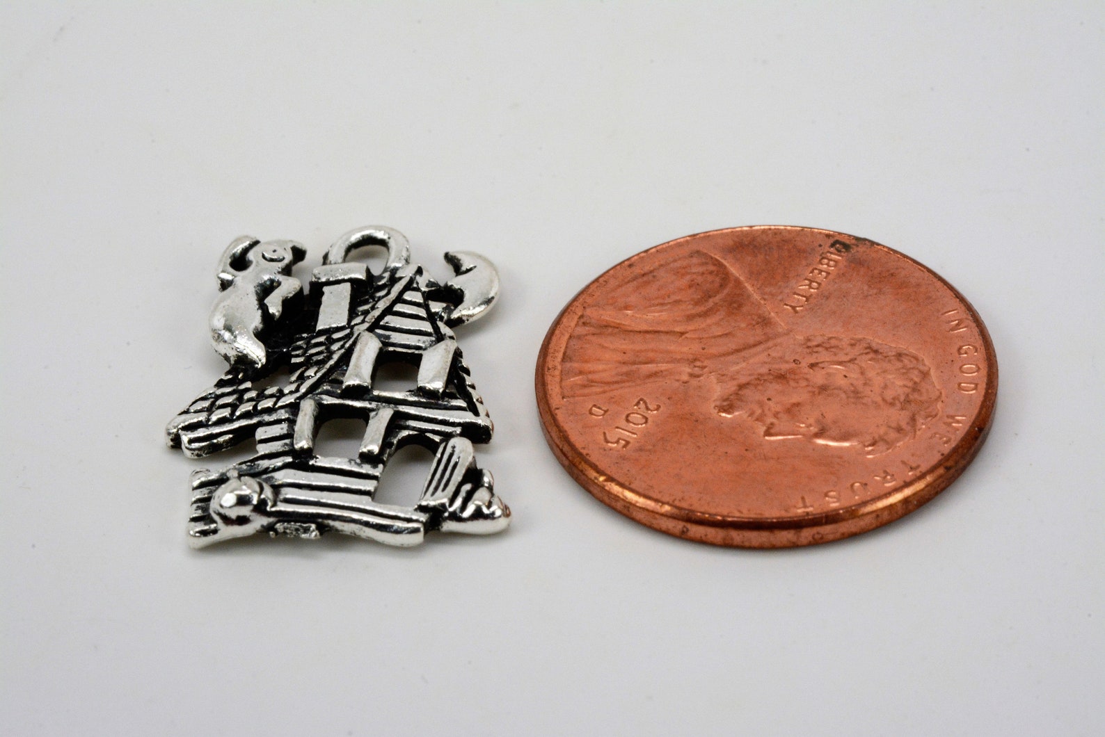 Haunted House Charm Spooky House Charm Halloween House - Etsy