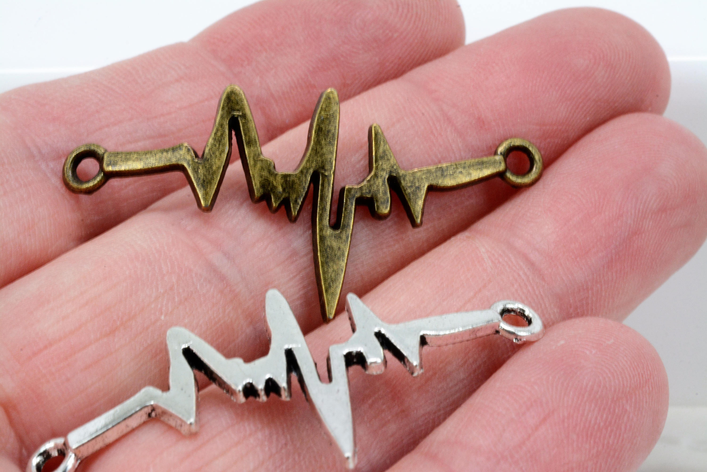 Electrocardiogram Connector Heart Beat Connector Pulse | Etsy