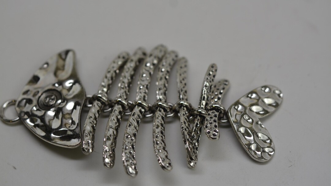 Large Fish Pendant: Articulated Aquatic Pendant - Etsy