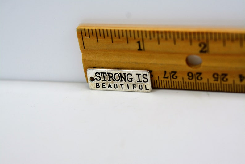 Strong is Beautiful Charm Strength Training Charm Weight - Etsy
