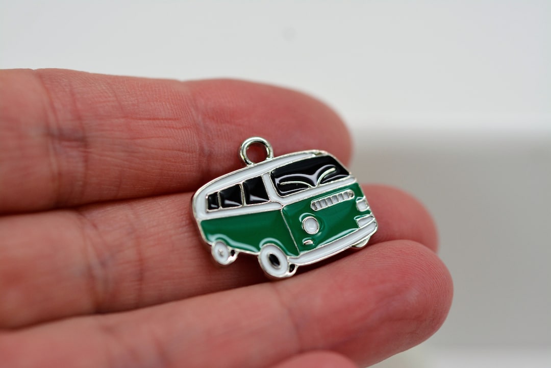 Van Charm, Vehicle Charm, Hippie Van Charm, Retro Van Charm, Hippie Bus ...