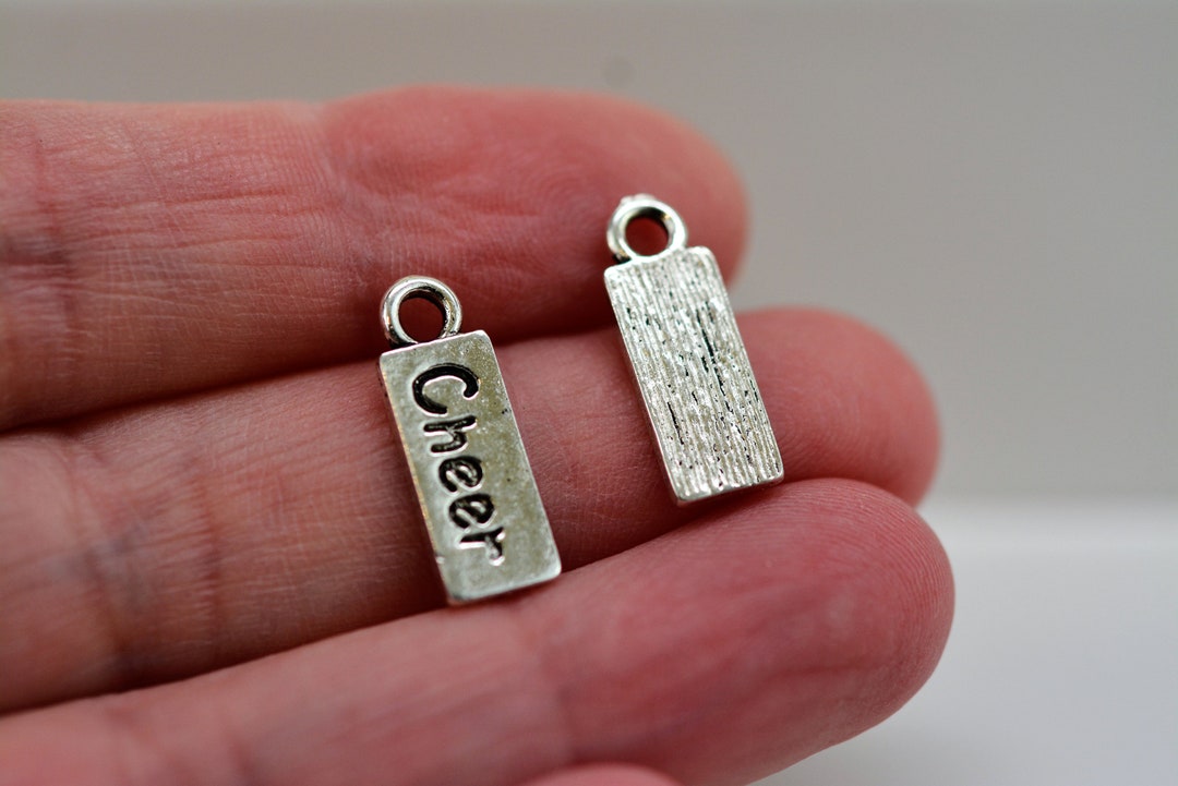Cheer Charm, Cheerleading Charm, Team Spirit Charm, Cheerleader Charm, Set of 6 Cheer Charms - Etsy