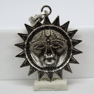Sun Face Pendant, Large Sun Pendant, Radiating Sun Pendant, Big Sun ...