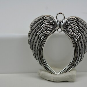 Angel Wing Pendant Angel Wings Protection Pendant Silver | Etsy