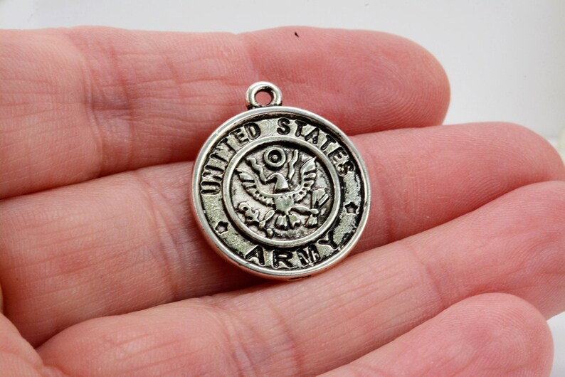 US Military Charm United States Army Charm Armed Forces - Etsy