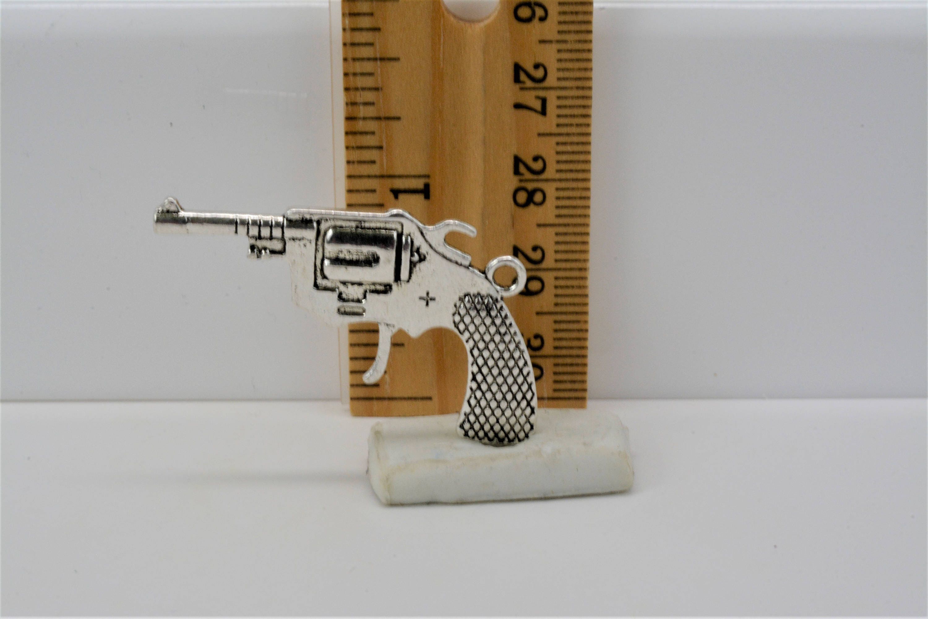 Pistol Charms Handgun Charms Set of 2 Gun Charms - Etsy