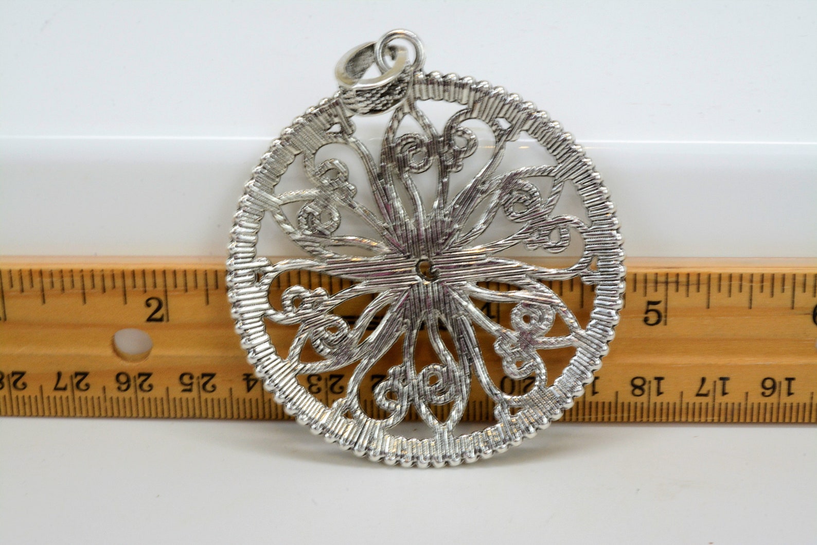 Large Flower Pendant Boho Flower Pendant Large Statement - Etsy