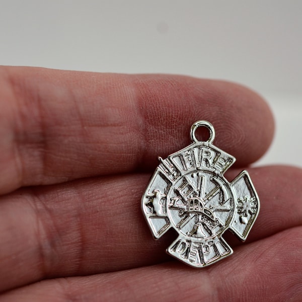 Fireman Charm - Etsy