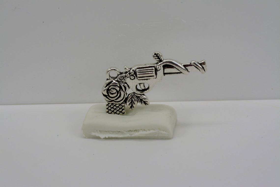 Gun Charm Revolver Charm Pistol Charm Handgun Charms set | Etsy
