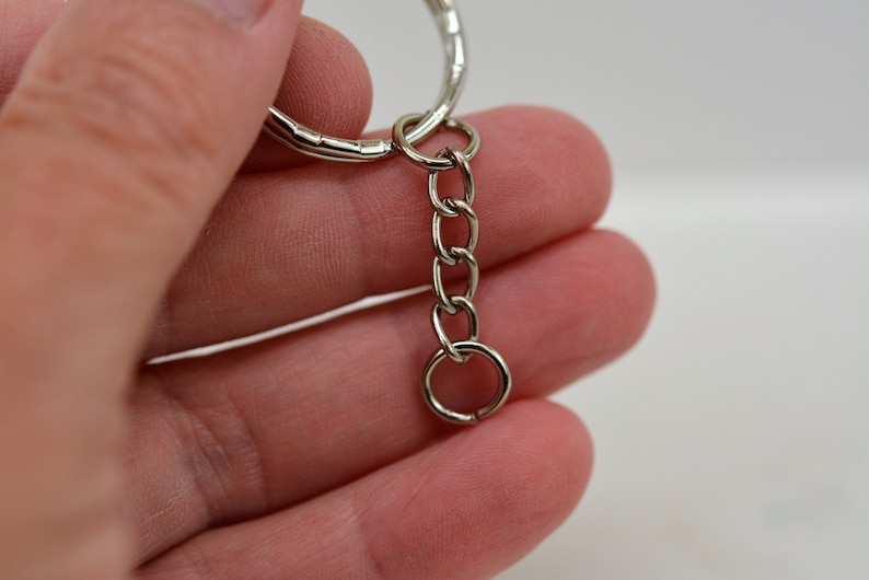 Key Ring Key Chain Key Ring With Chain Keychain Attachment | Etsy