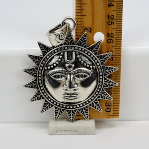 Sun Face Pendant, Large Sun Pendant, Radiating Sun Pendant, Big Sun ...