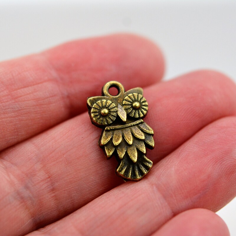 Owl Charms - Etsy