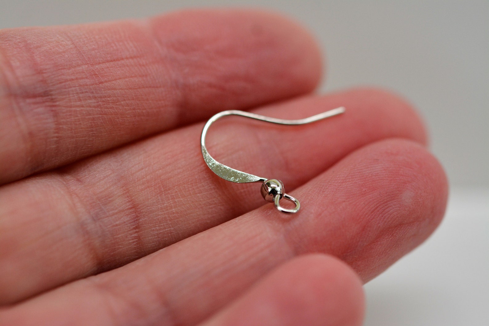 Ear Wire Earring Wire 21 Gauge Ear Wire Silver Tone Ear - Etsy