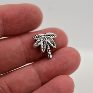 Palm Tree Spacer Bead, Coconut Tree Spacer Bead, Tropical Tree Spacer ...