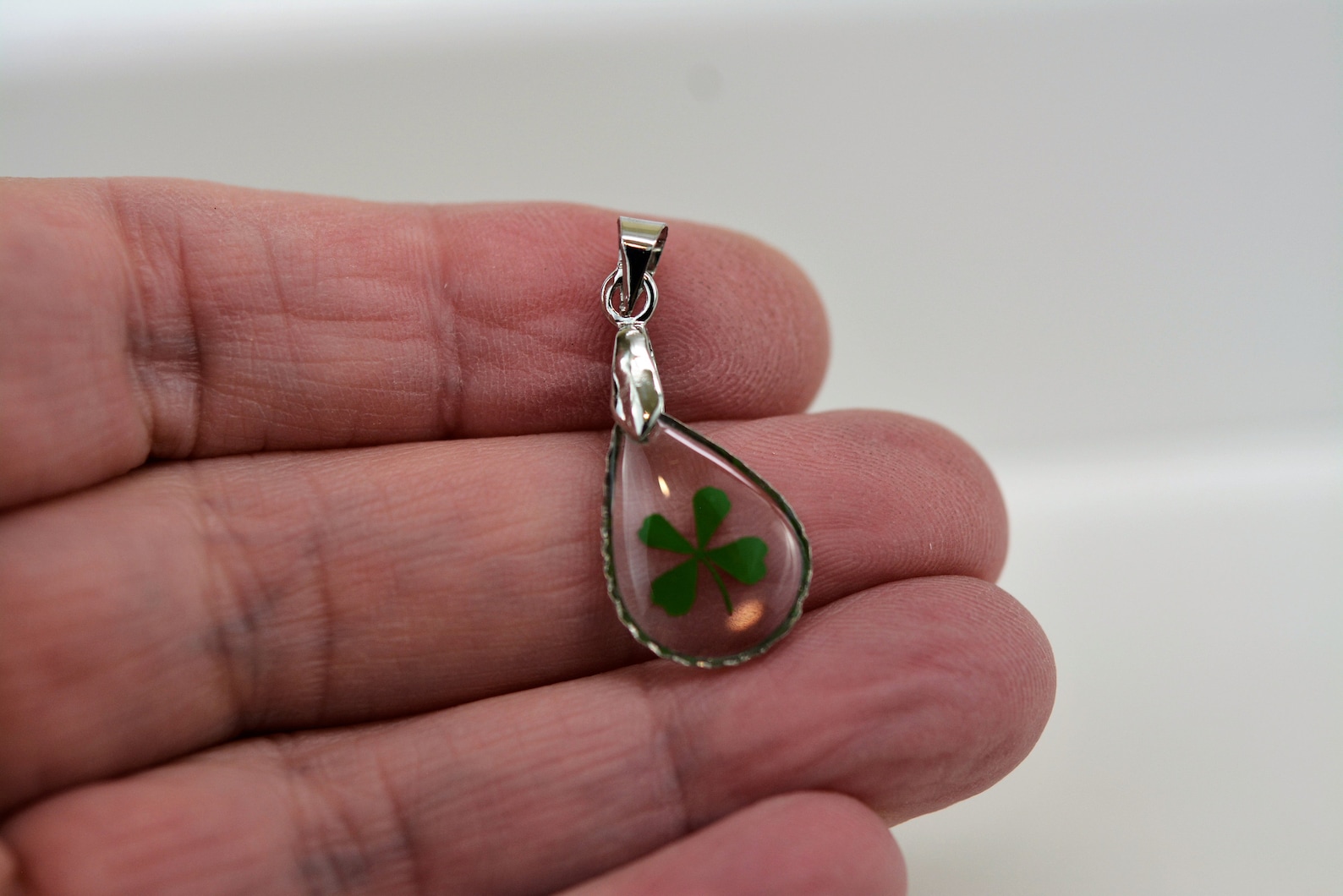 Four Leaf Clover Resin Charm 4 Leaf Clover Charm St - Etsy