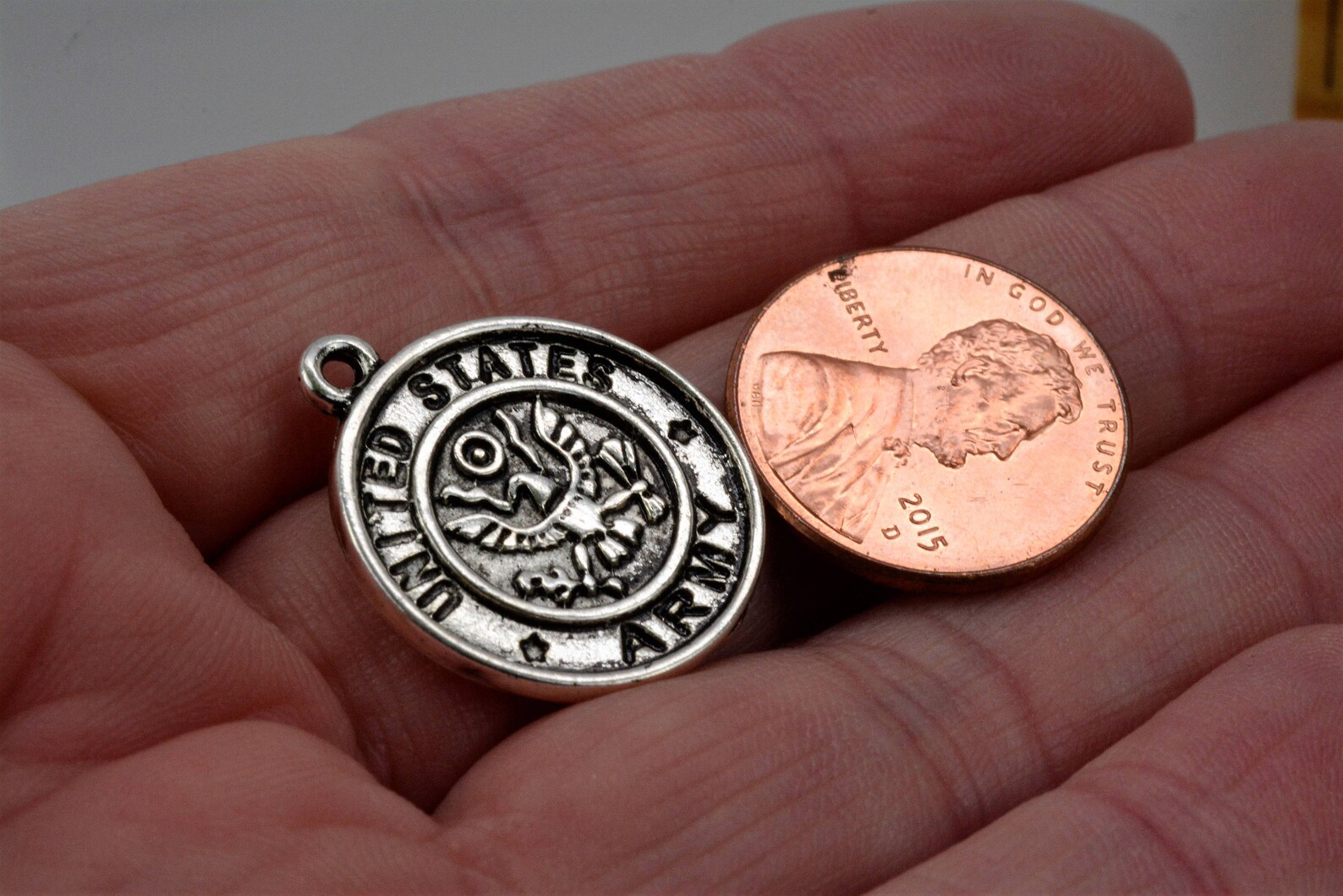 US Military Charm United States Army Charm Armed Forces - Etsy