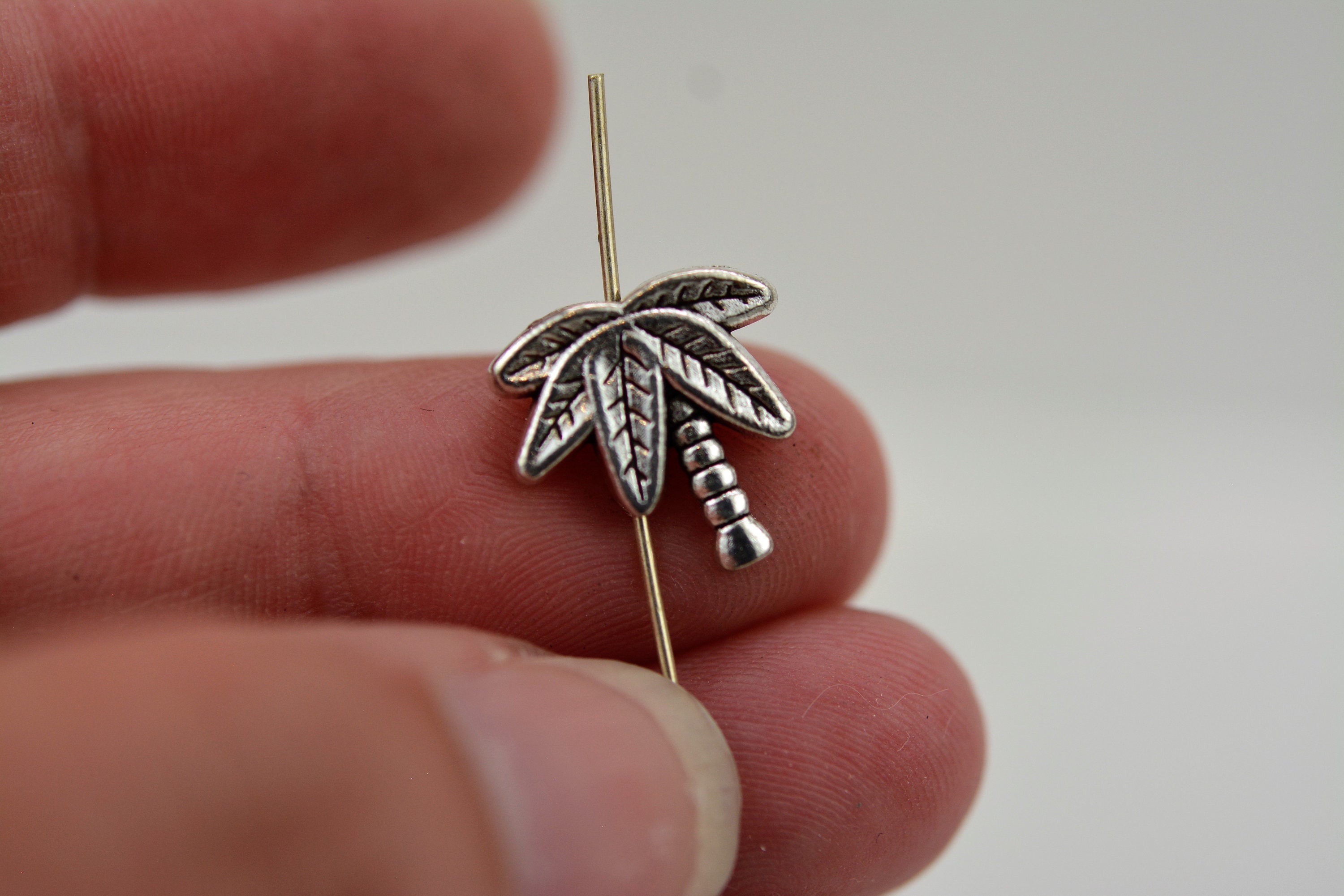 Palm Tree Spacer Bead Coconut Tree Spacer Bead Tropical Tree - Etsy