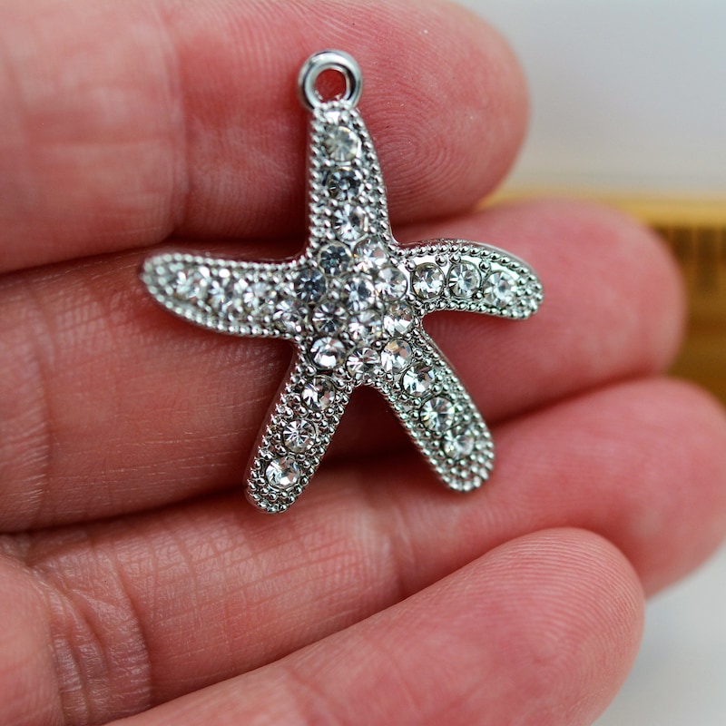 Rhinestone Starfish - Etsy