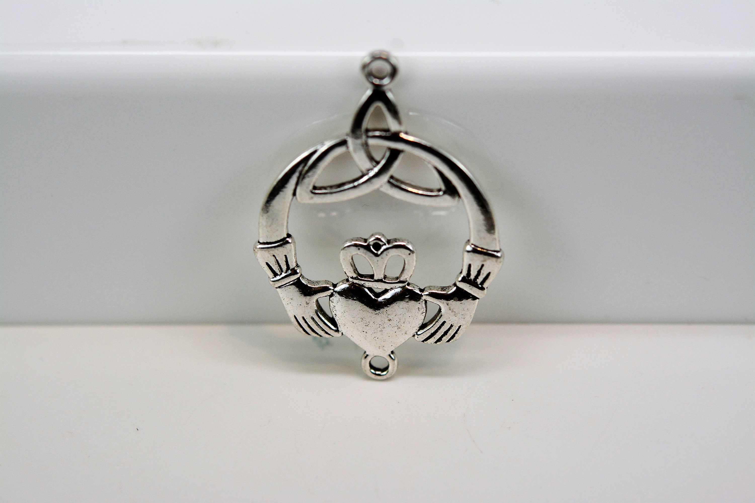 Irish Heart Connector Claddagh Heart Connector Irish - Etsy