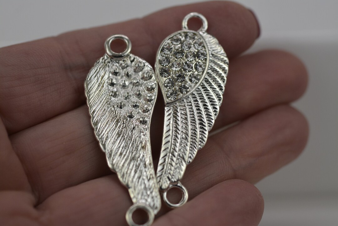 Wing Connector, Angel Wing Connector, Rhinestone Wing Connector ...