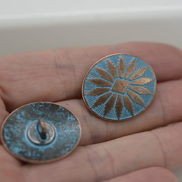 Brass Shank Button - Etsy