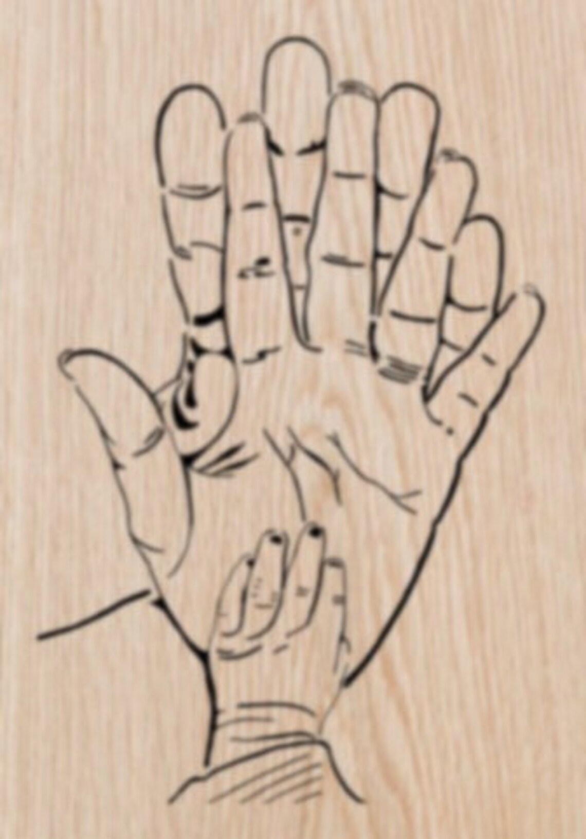 Family Hands - Scroll Saw Pattern - Stencil - Template - Etsy