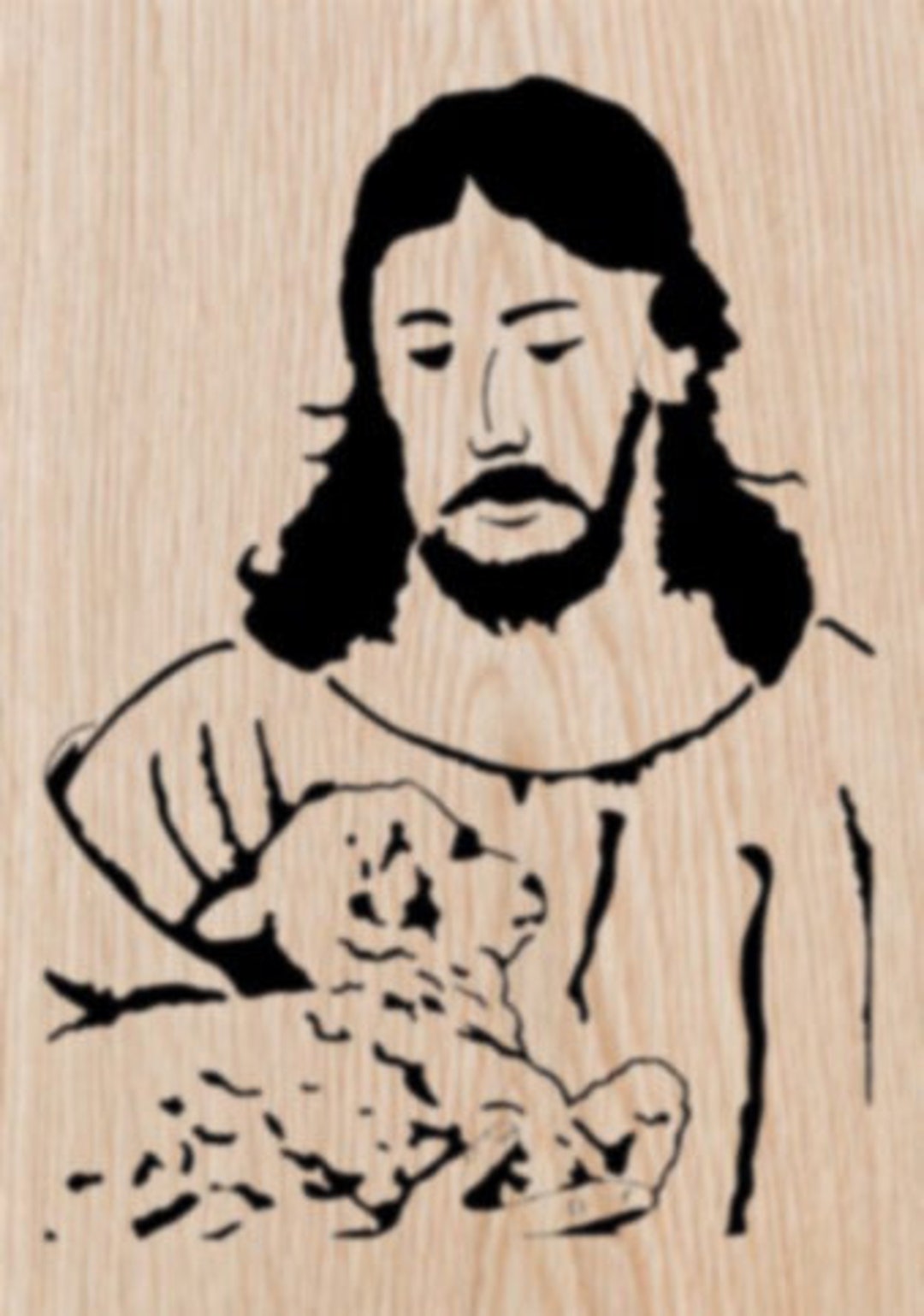 The Good Shepherd - Scroll Saw Pattern - Stencil - Template - Etsy