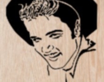 Elvis - Scroll Saw Pattern - Stencil - Template - Etsy