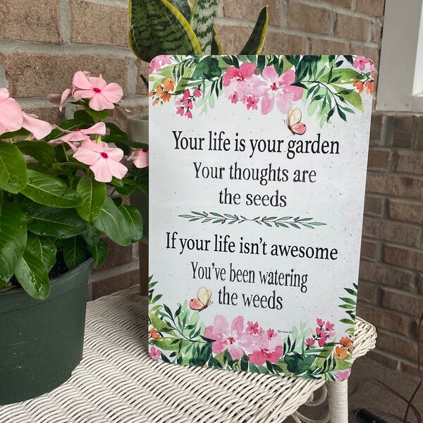 Flower Garden Sign - Etsy