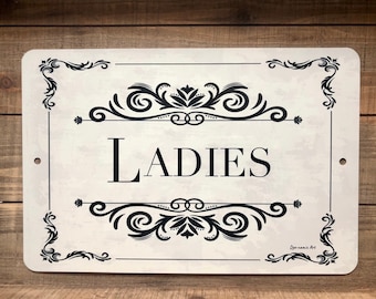 Ladies room sign | Etsy