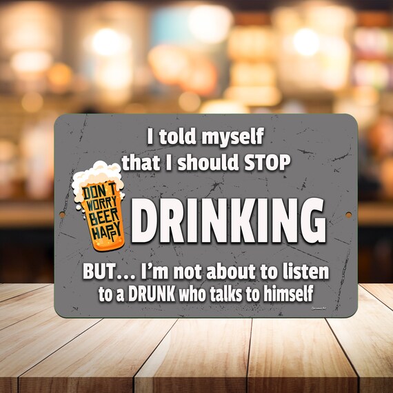 Anti Drinking Sign