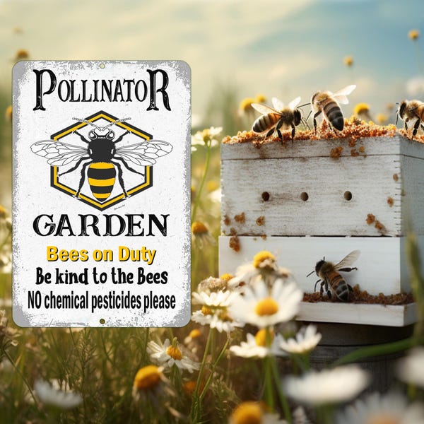 Pollinator Sign - Etsy