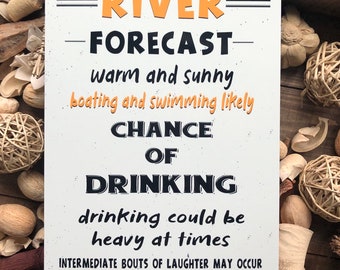River Rules Sign | Etsy