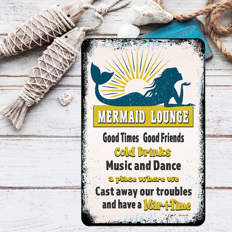 Metal Mermaid Wall Art - Etsy