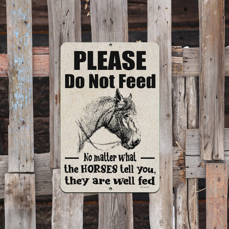 Please Do Not Feed Signs - Etsy
