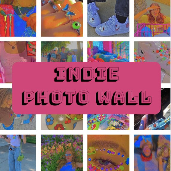 Indie Photo Wall Kit 50 Indie Images DIGITAL Set - Etsy