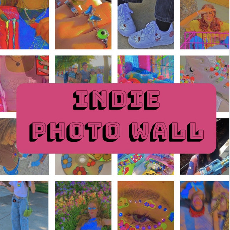 Indie Photo Wall Kit --- 50+ Indie Images DIGITAL Set - Etsy