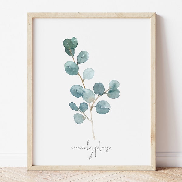 Eucalyptus Downloadable Print - Etsy