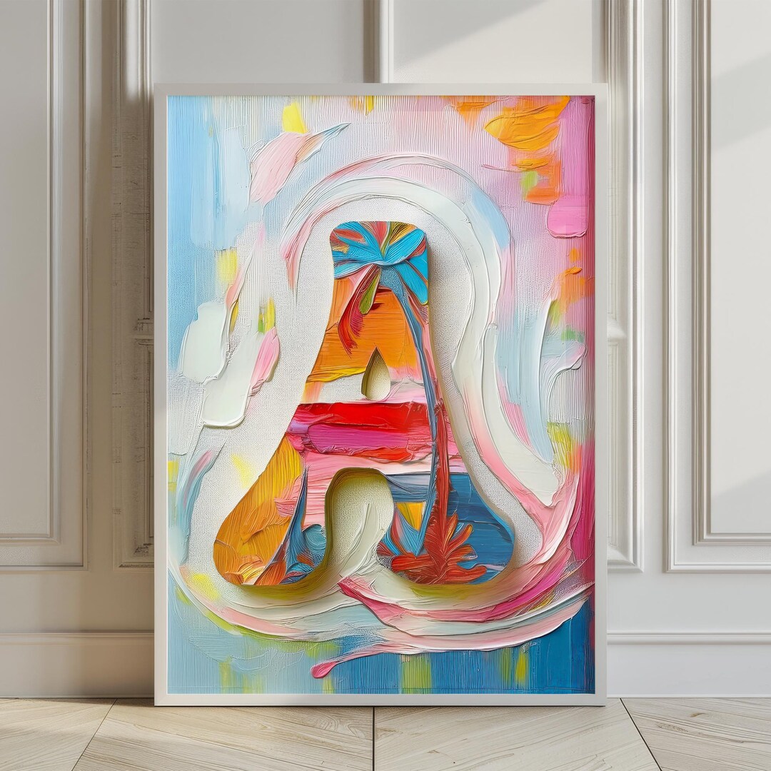 Printable Monogram Print Beachy Wall Art 16th Birthday Gift Girl Beach ...