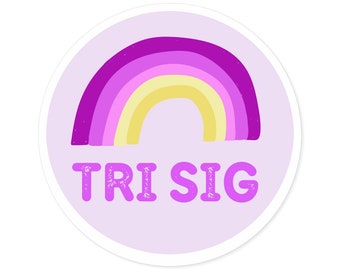 Tri Sigma Sticker - Etsy